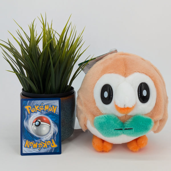 Pokemon Plush Rowlet Japanese Import Takara Tomy Collectable