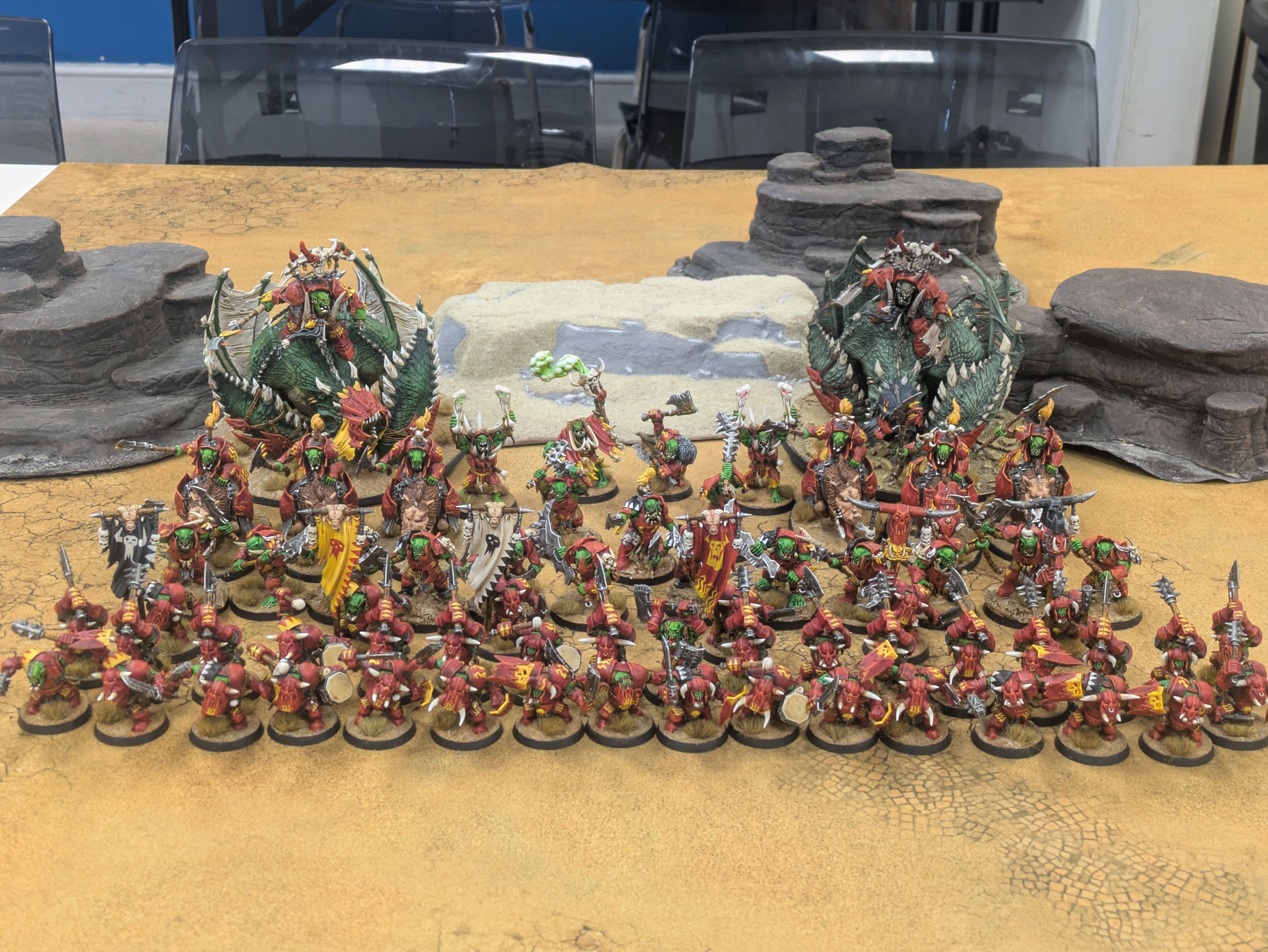Warhammer Age of Sigmar: Orruk Warclans Ironjaws Army - Beautifully ...