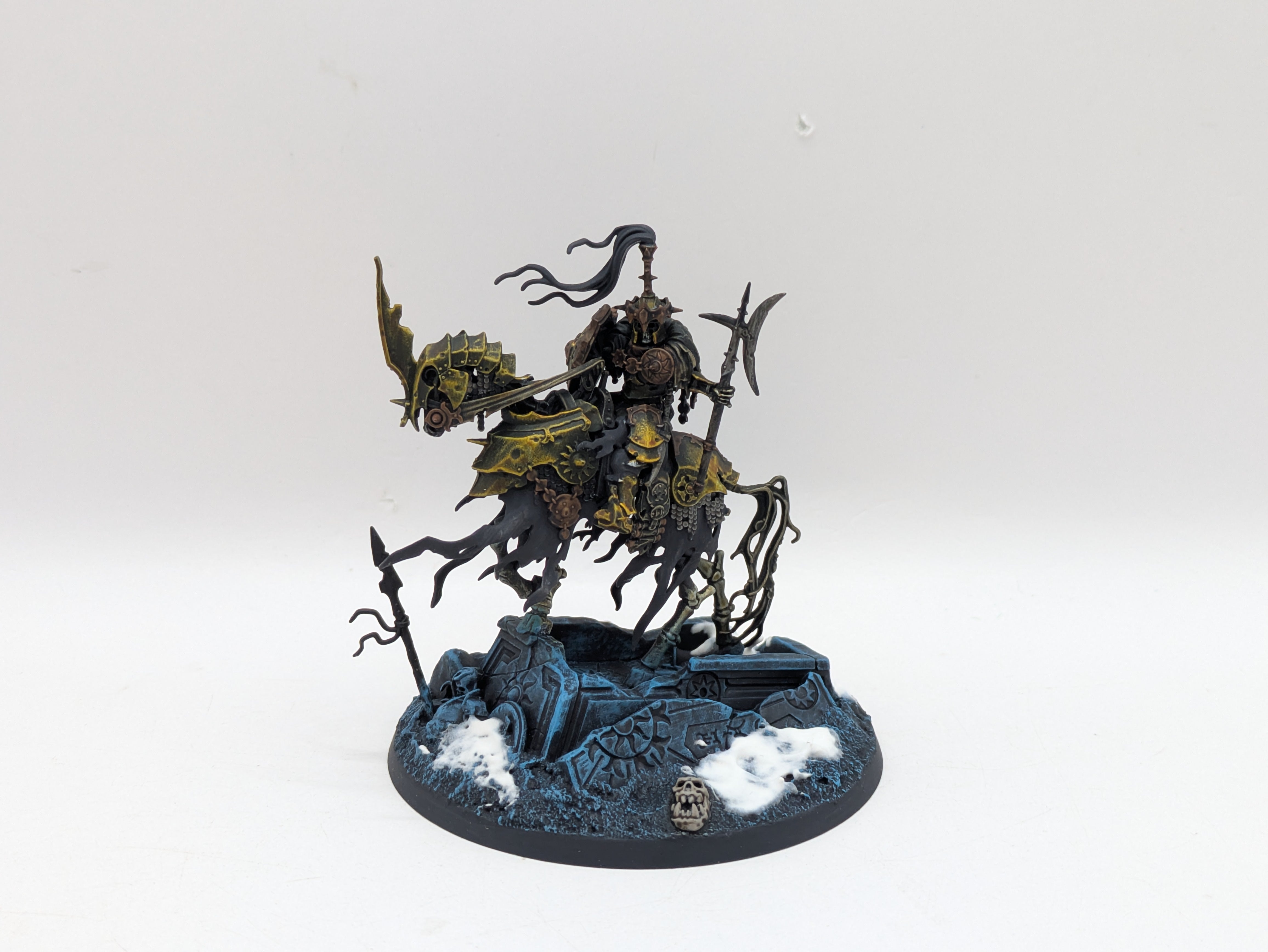 Warhammer Age of Sigmar: Soulblight Gravelords Wight King on Skeleton ...